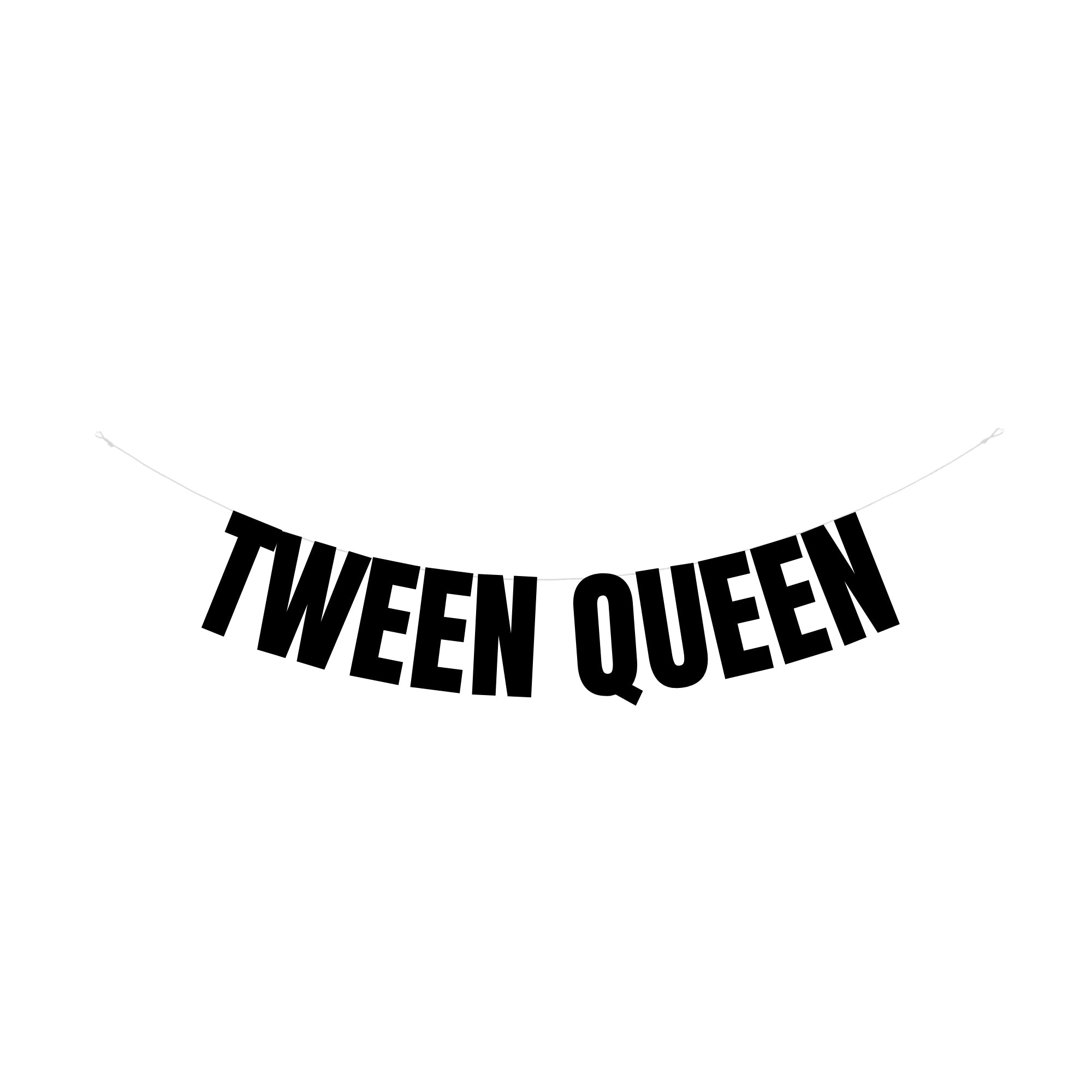 Tween Queen banner | 12th birthday decorations – Little Weirdo