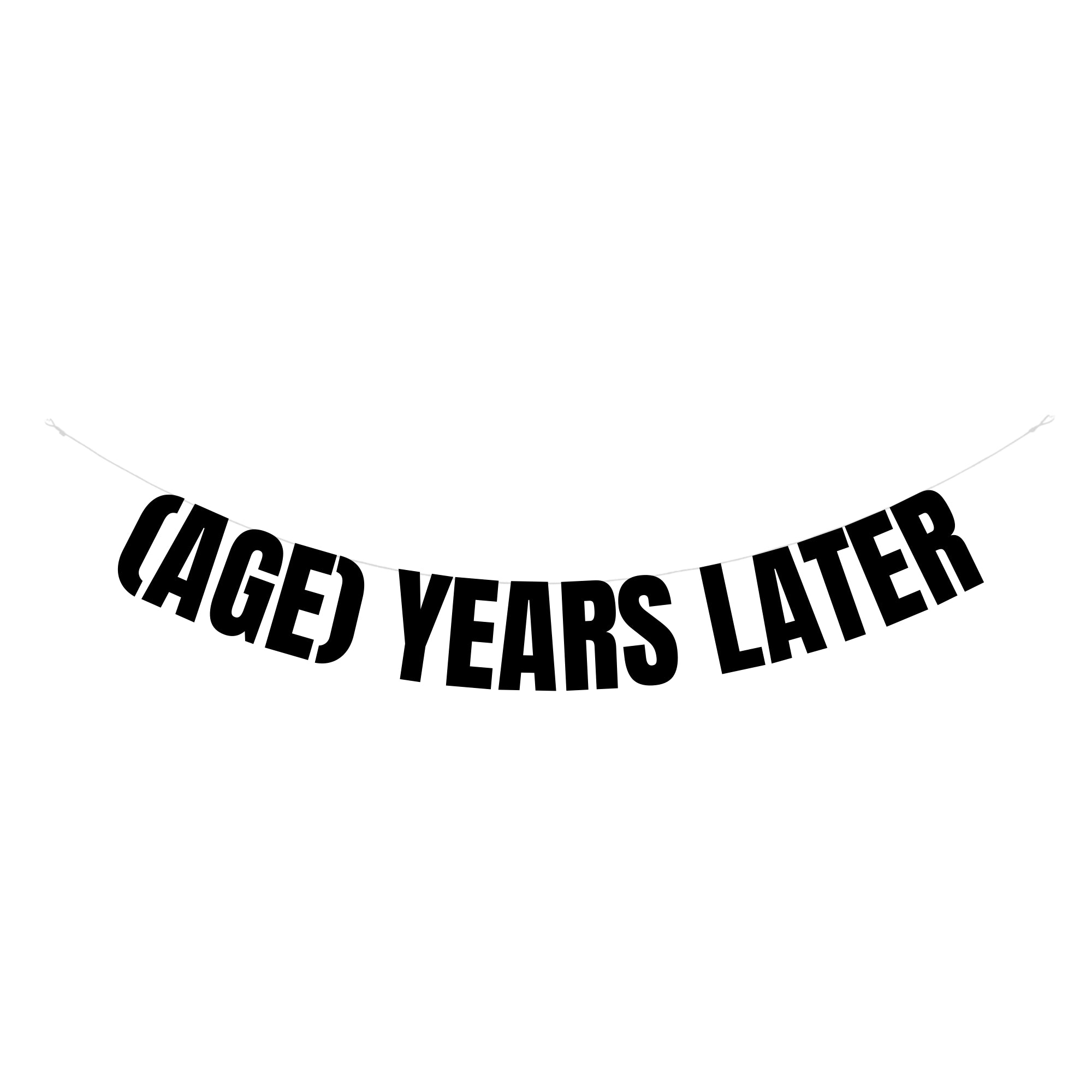 Custom years later banner – Little Weirdo
